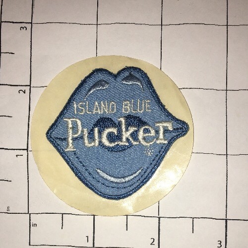 Island Blue Pucker Patch - sticky back | eBay