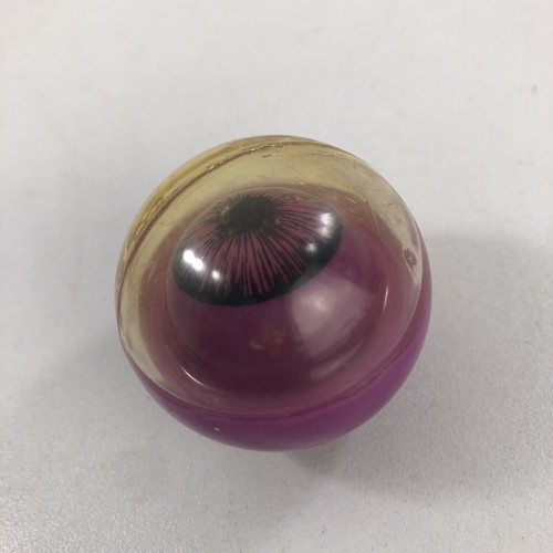 Vintage 90s Jet Ball Magic Glide Floating Eyeball RARE PINK EYE Toys 1. ...