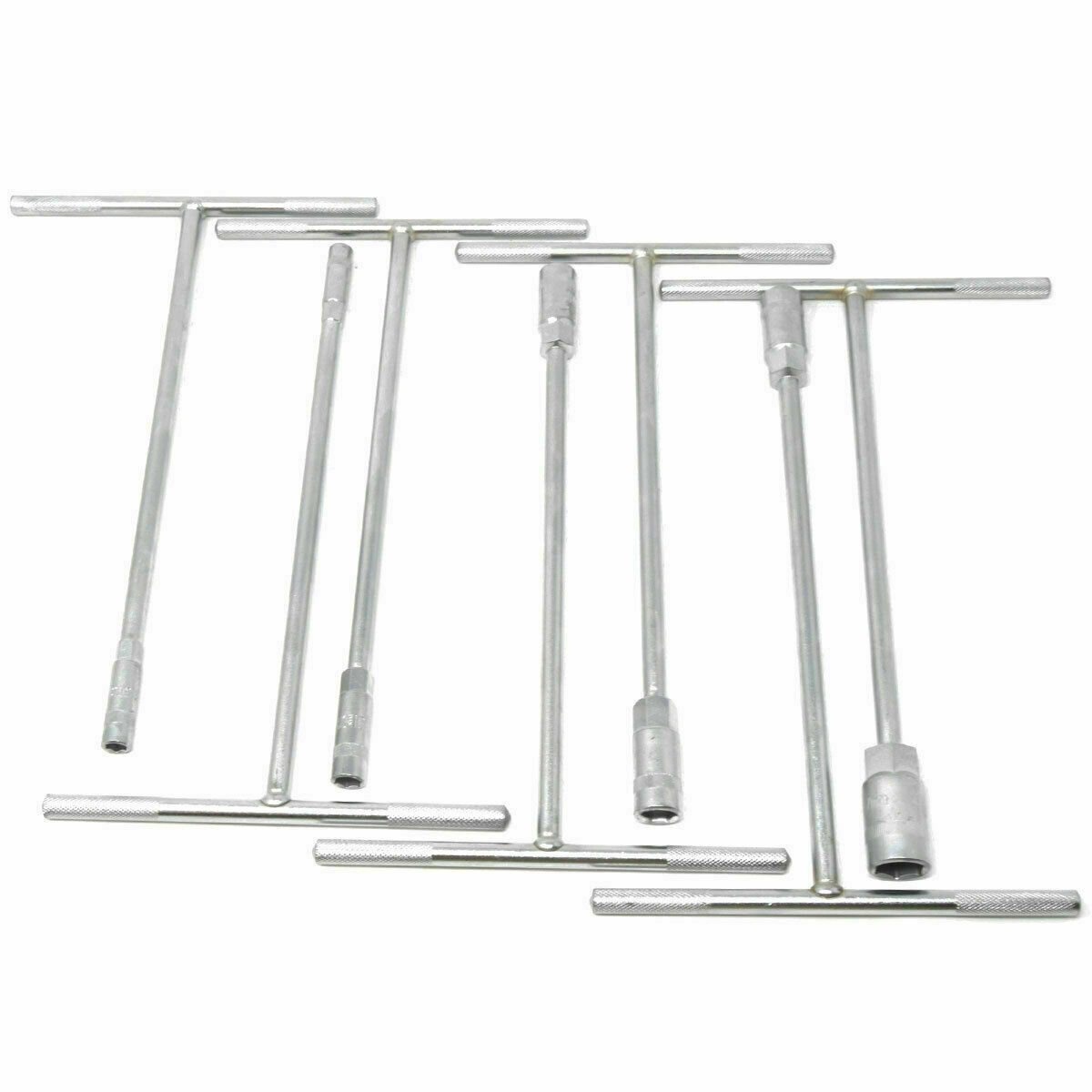 T Handle Socket Wrench Deep Reach Nut Driver Wheel Nuts Removal Spanner ...