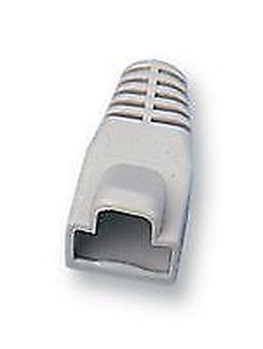 BOOT, RJ45, LIGHT GREY, PK8, Strain Reliefs Connectors Accessories, Qty ...