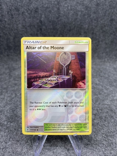 Pokémon TCG Altar of the Moone Sun & Moon: Guardians Rising 117/145 ...