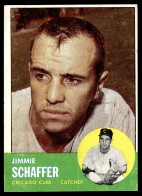 1963 Topps Baseball #81 Jimmie Schaffer Chicago Cubs | eBay