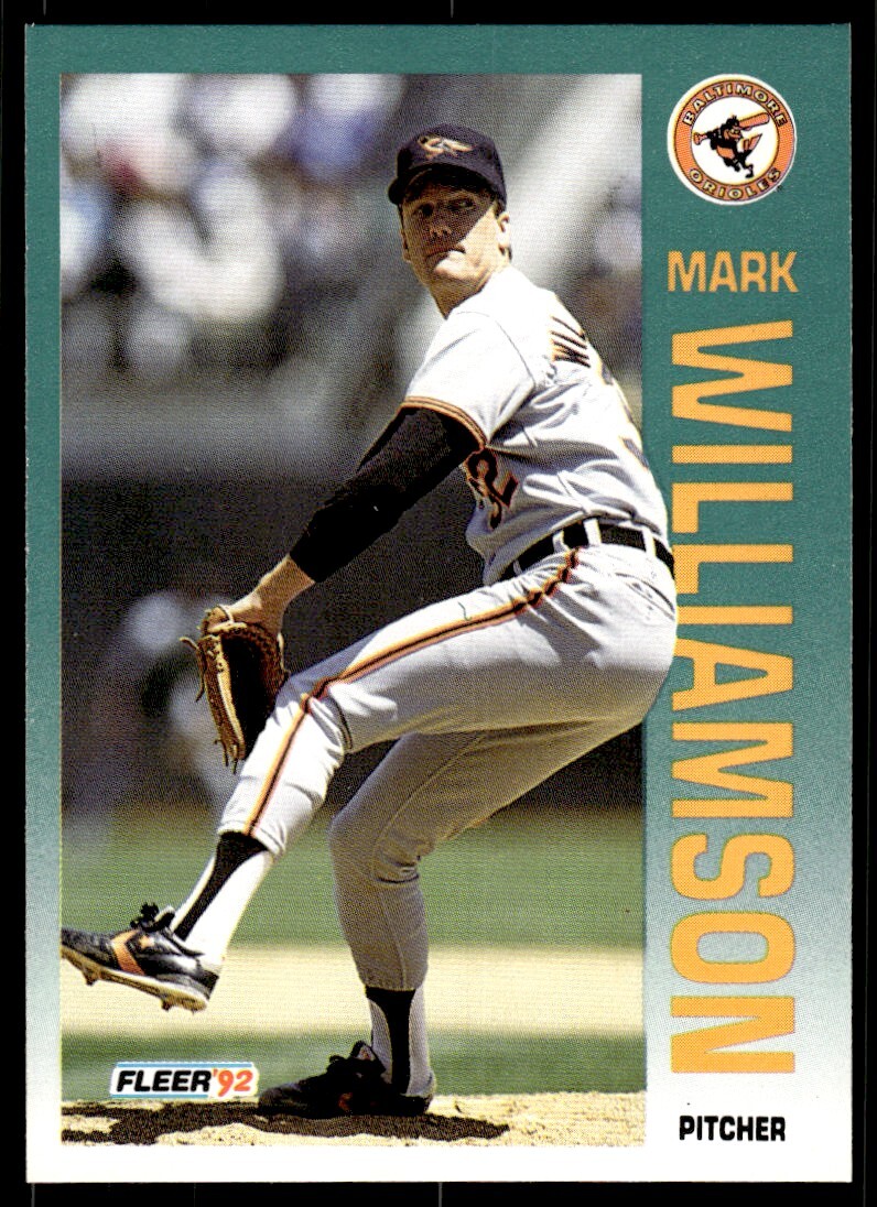 1992 Fleer Baseball Card Mark Williamson Baltimore Orioles #30 | eBay