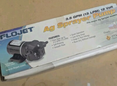 Flojet 04300-528U Agricultural Sprayer Pump 45 PSI 3.5 GPM | eBay