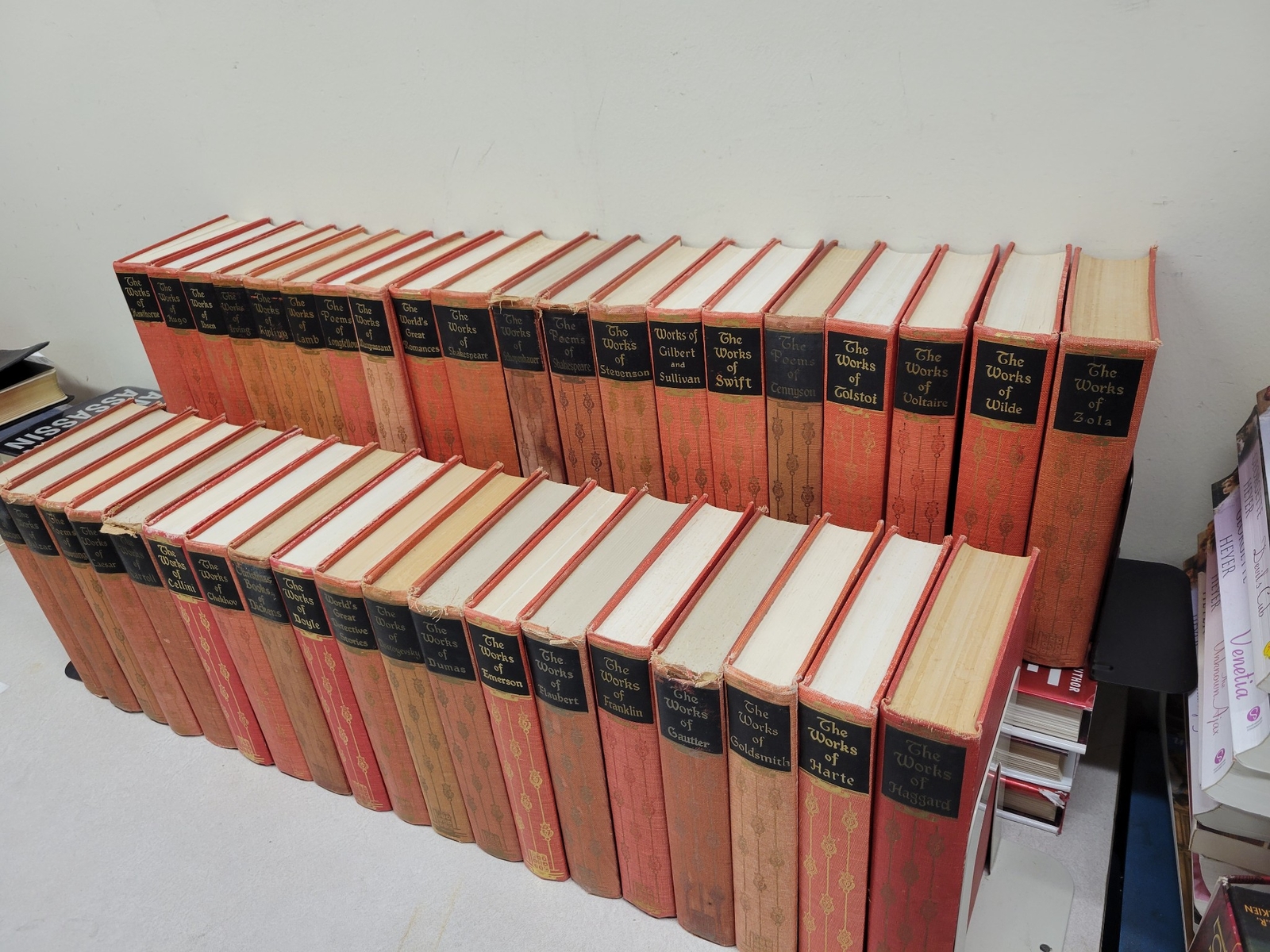 Lot of 39 The Works Of... Collection Hardcover Books Black's Readers ...