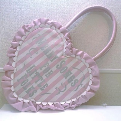 Vintage Angelic Pretty Melody Toys Striped Handbag Pink | eBay