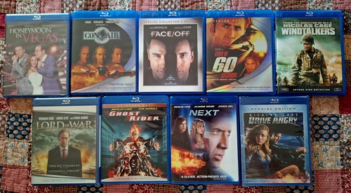Nicolas Cage Movie LOT of 9 Movies, NEW & USED! 9-Disc Blu-ray, READ! | eBay