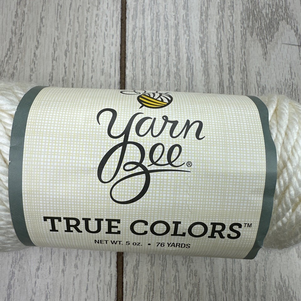 Lot of 2 Yarn Bee True Colors Ivory & Tender Touch Fleece Yarn | eBay UK