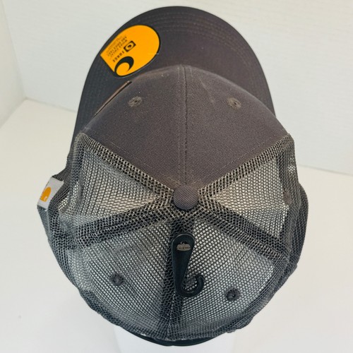 Carhartt Mens Professional Canvas Hat Mesh Snapback Cap - Navy AH3056-M ...