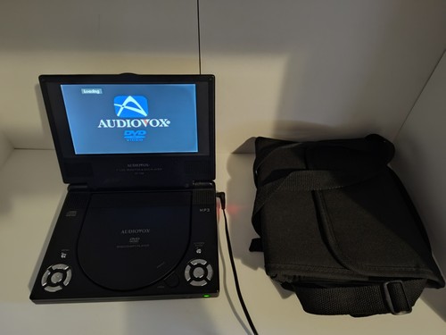 Audiovox D1788 Black Slim Line Portable LCD Monitor DVD Player 7 in ...