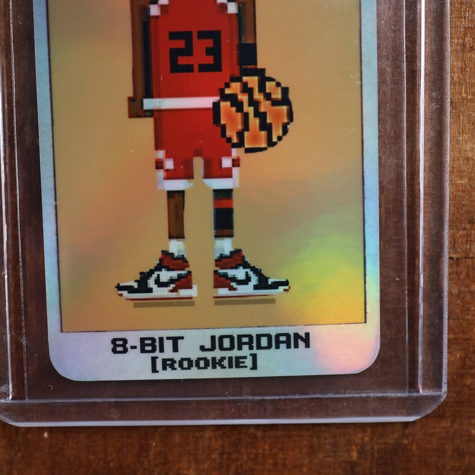 1984 Michael Jordan Chicago Bulls 8- Bit RC NIKE 84 sealed Refractor ...