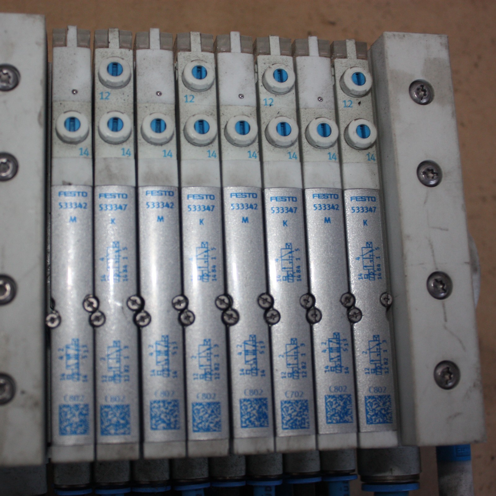 FESTO Pneumatic Solenoid Valve x16 Manifold terminal MPAL-EPL-SD44 ...