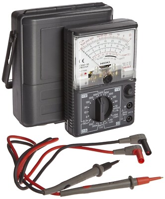 Hioki 3030-10 HiTester Manual-Ranging, Average-Sensing Analog ...