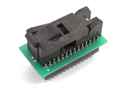 3M Textool 218-7223 Burn-In Socket SOIC-18 to DIP-24 Adapter IC Test ...
