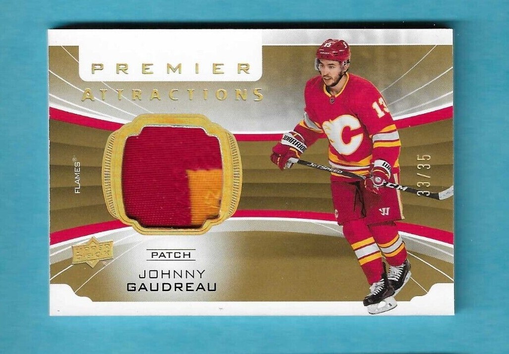2020-21 Upper Deck Premier - Premier Attractions Jersey Relics Patch # ...