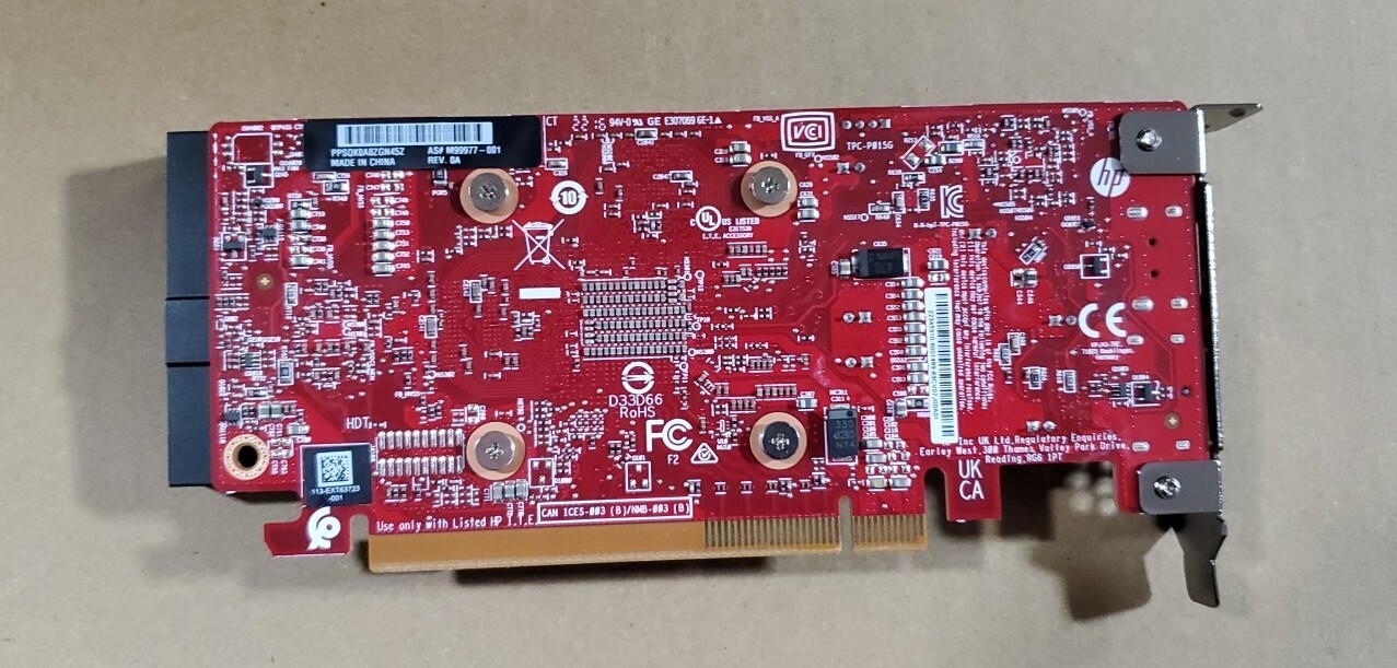 AMD Radeon RX 6400 4GB GDDR6 Low Profile Bracket GPU Graphics Card ...