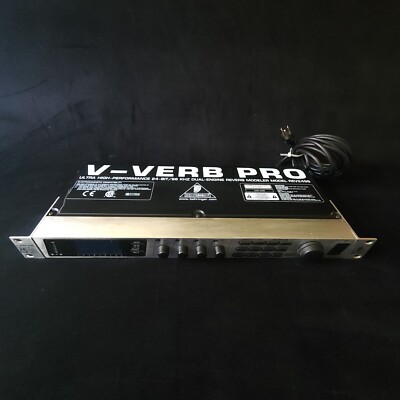 Silver Professional Studio Behringer V-VERB PRO REV2496 Effects Rack ...