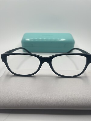 TIFFANY & Co TF 2084 8001 Black EYEGLASSES Frame 55-17-140mm Italy w ...