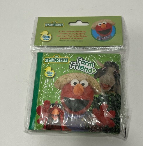 Sesame Street Bath time Bubble Book Farm Friends With Elmo Infants ...