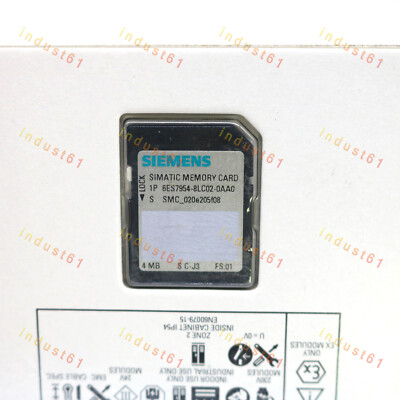 New Siemens Memory Card 4MB 6ES7 954-8LC02-0AA0 6ES7954-8LC02-0AA0#XR ...