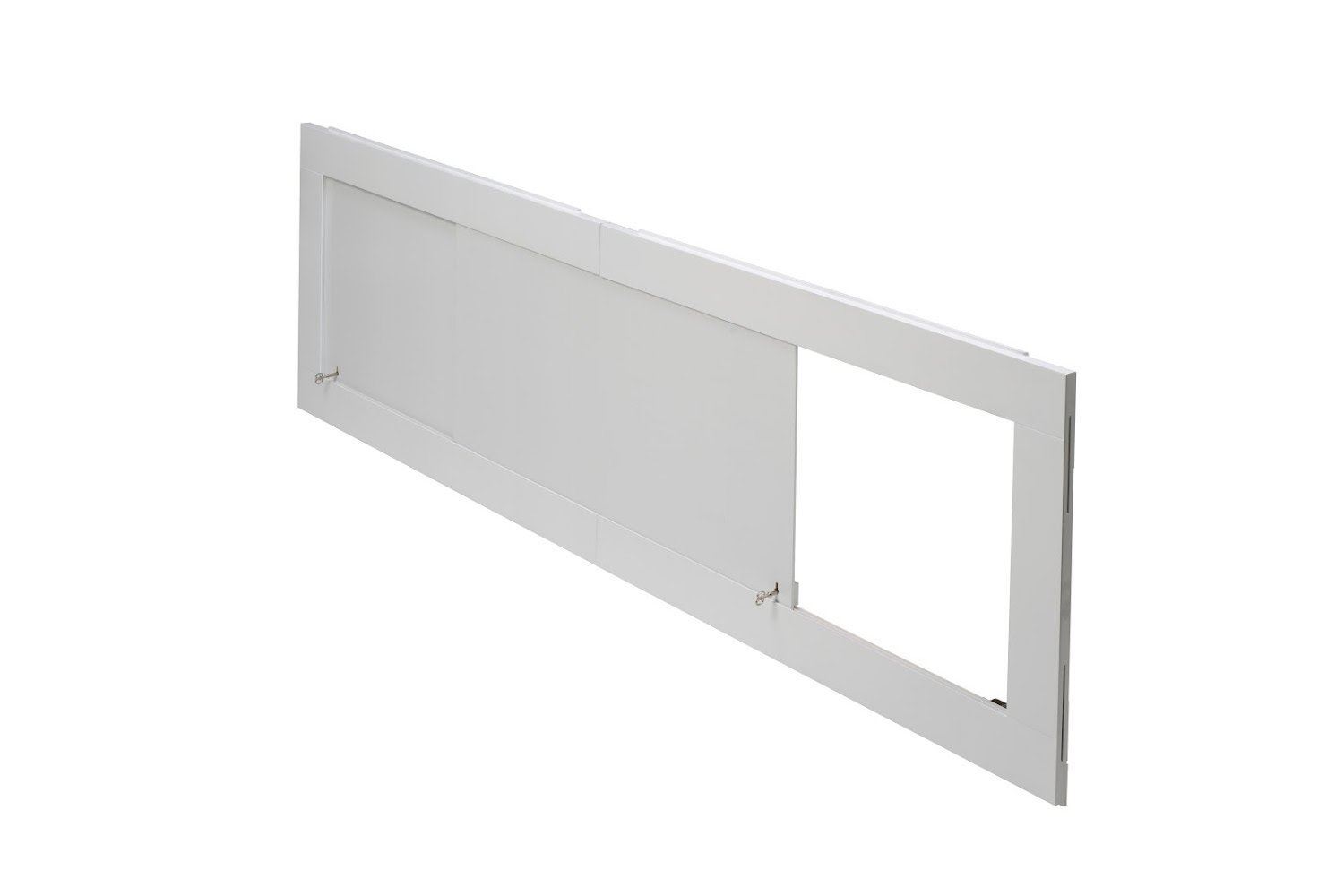 Croydex Unfold 'N' Fit White Front Side Bath Panel 1680mm & Lockable ...