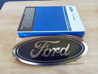 FORD RANGER Next Gen BLACK Ford Oval Badge for Tailgate Wildtrak XLT ...