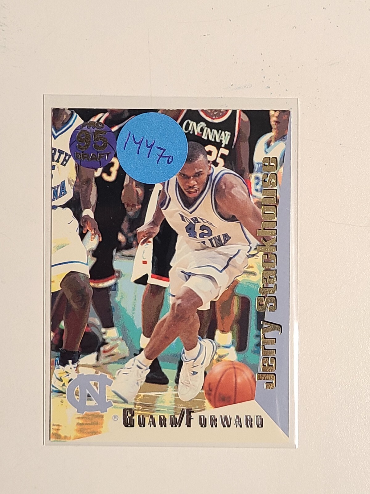 Jerry Stackhouse Rookie 1995 Pro Draft Collect-A-Card #56 Sixers RC | eBay