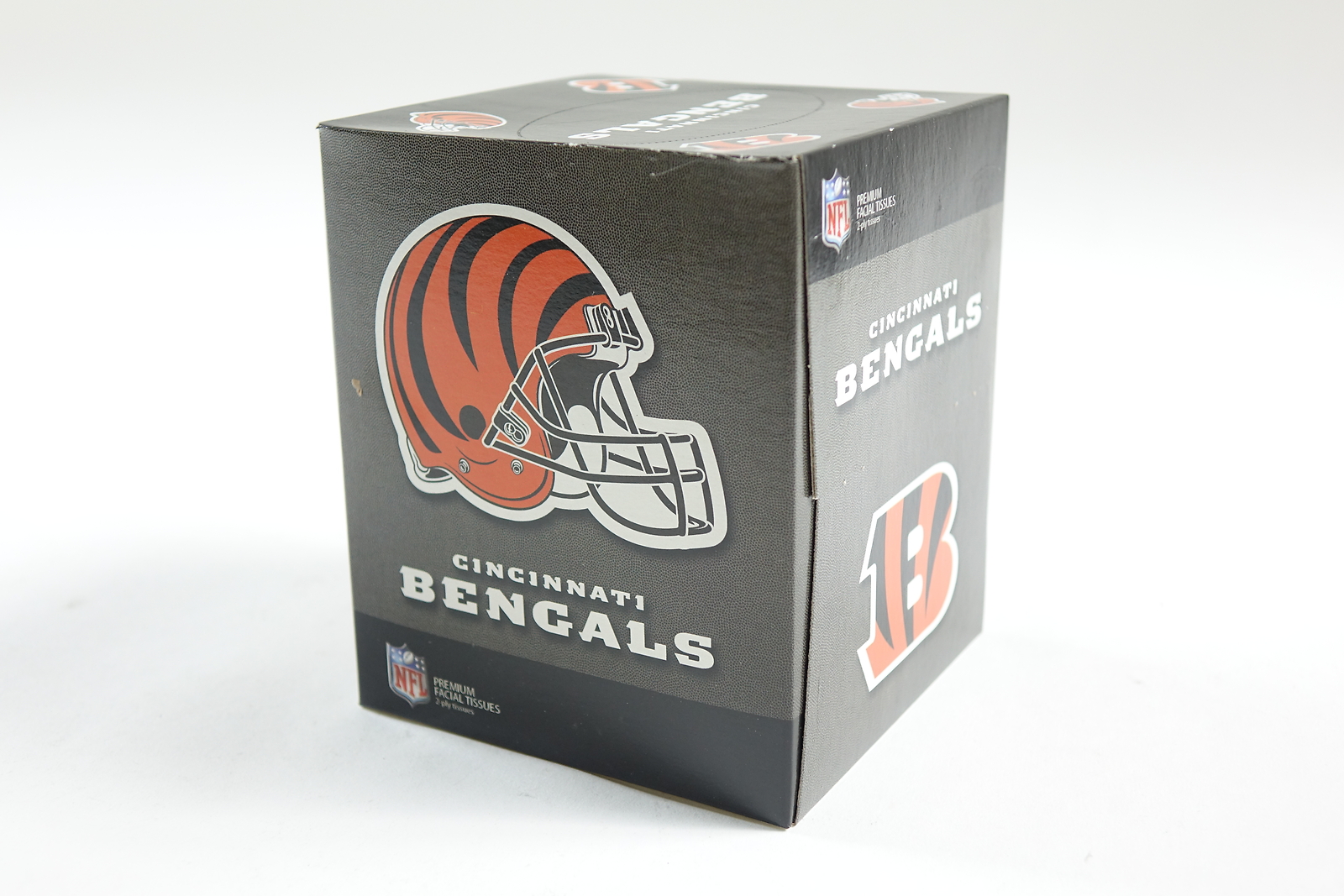 NFL 6107 Cincinnati Bengals 2-Ply Tissue 9"" Tissue Box for sale online ...