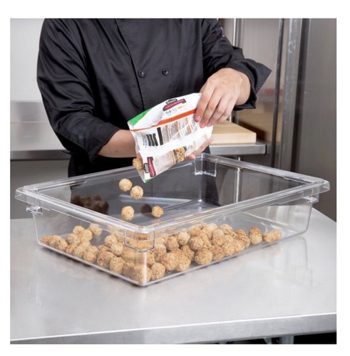 Cambro Camwear Rectangle Full Size Food Storage Box, 8.75 gal., 26" x ...