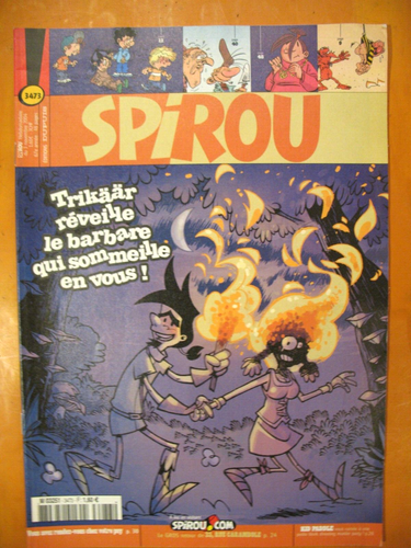Le Journal de Spirou 3473 du 03/11/2004-Trikäär réveille le barbare qui sommeill | eBay