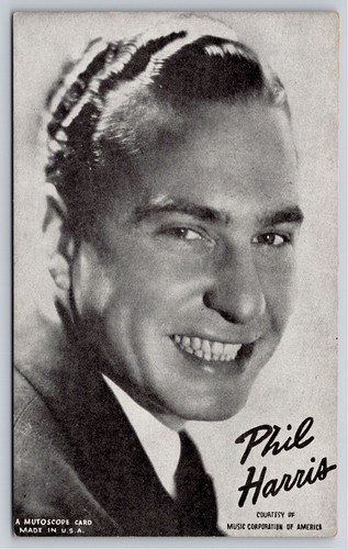 Linton Indiana Native Singer Songwriter Actor Comedian Phil Harris | eBay