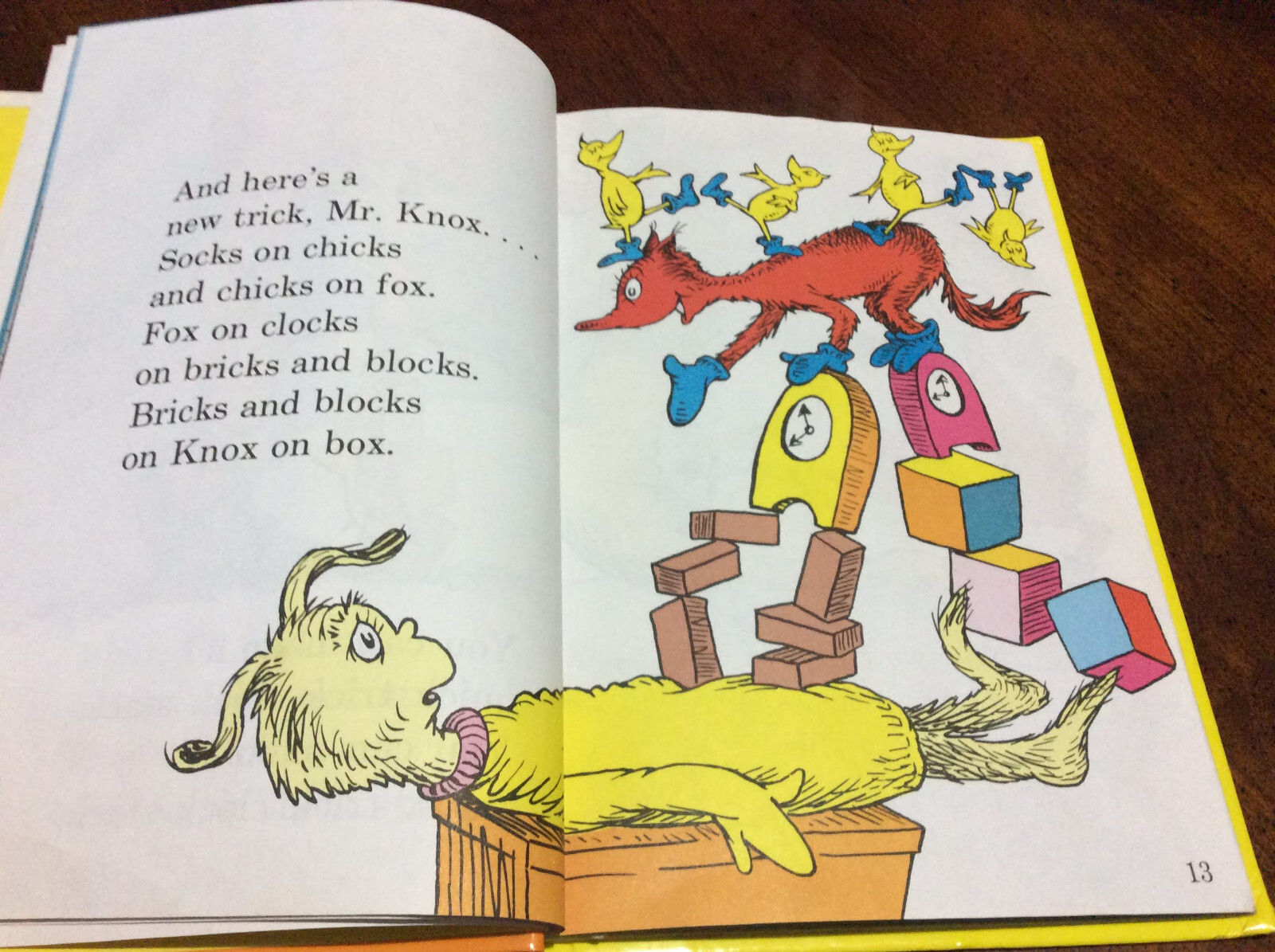 Dr Seuss Fox In Socks (1965 Hardcover) I Can Read Beginner Books | eBay