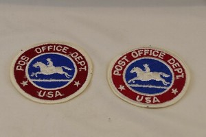 United States Post Office Dept USA Patches Set of 2 | eBay