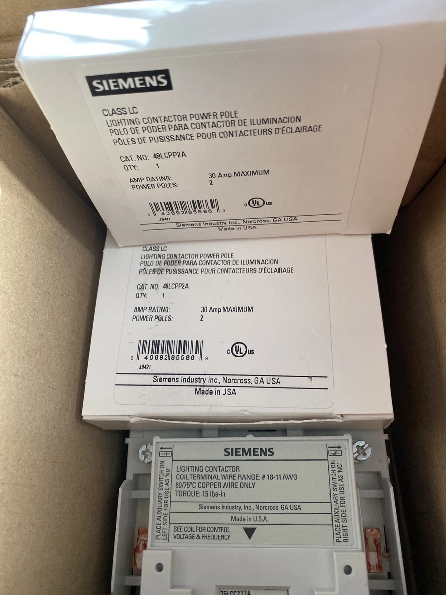 Siemens 12 Pole Lighting Contactor | Shelly Lighting