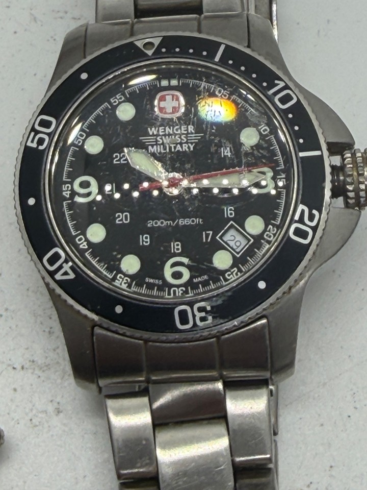 Lot 4: Watches Lot: Swiss Army, Fossil, Wenger, UNTESTED | eBay