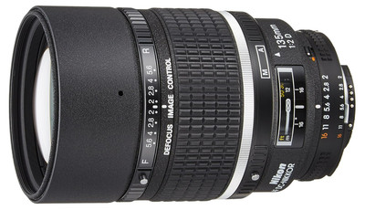 Nikon Single Focus Lens Ai AF DC Nikkor 135mm f/2D Full size compatible ...
