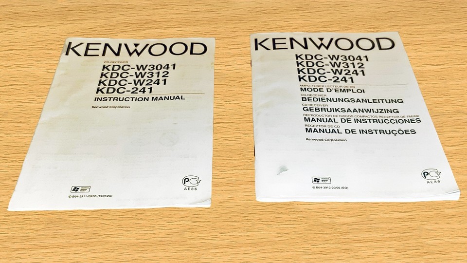 Kenwood KDC-241SG CD/MP3 Aux Car Stereo Radio Player • Removable ...