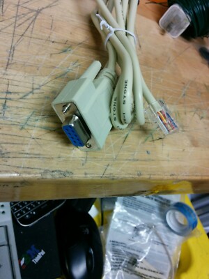 6ft Serial Console Port Rollover Cable RJ45 to DB9F 6' Compatible with ...