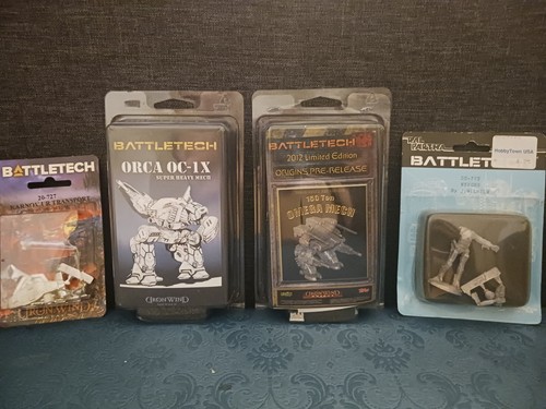 Battletech Lot - Orca OC-1X , Omega Mech-2012 Limited Edition & Others ...
