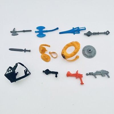 Vintage 1983 MOTU Weapons Pak Swords Guns He-Man Masters Universe 100% ...