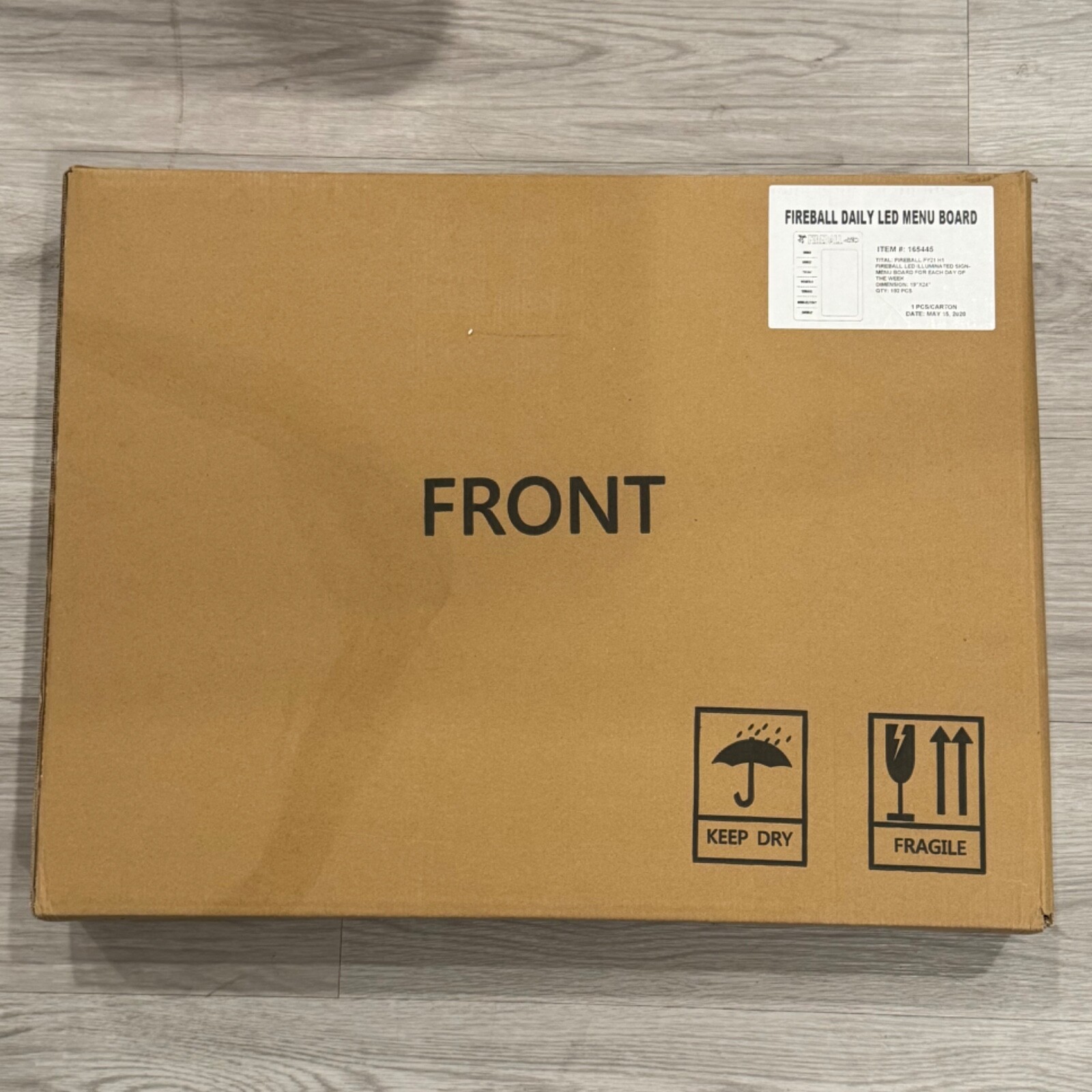 Fireball - Illuminated LED - Chalk Board - Daily Menu sign - NEW IN BOX ...