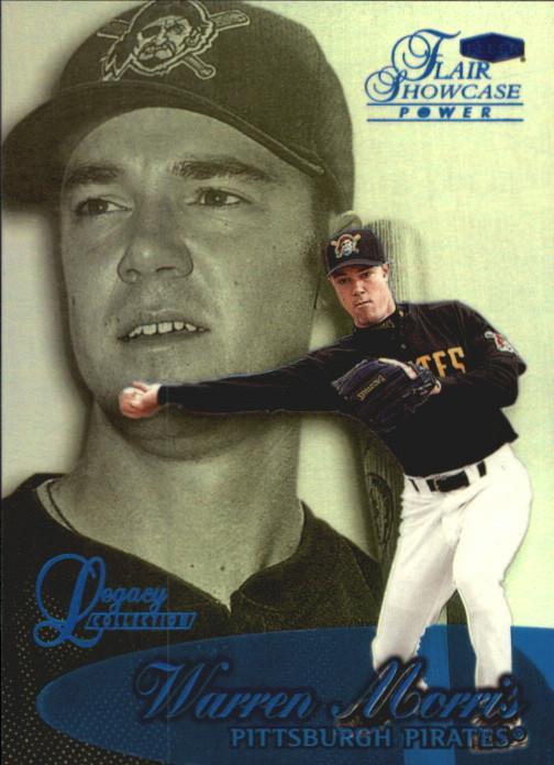 1999 Flair Showcase - Warren Morris #42L Row 3 Legacy Collection /99 ...