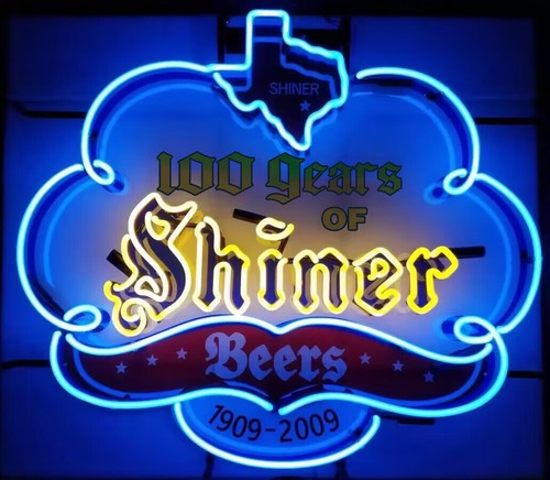 Shiner Beers Neon Signs 24x20 Beer Bar Man Cave Store Decor With HD ...