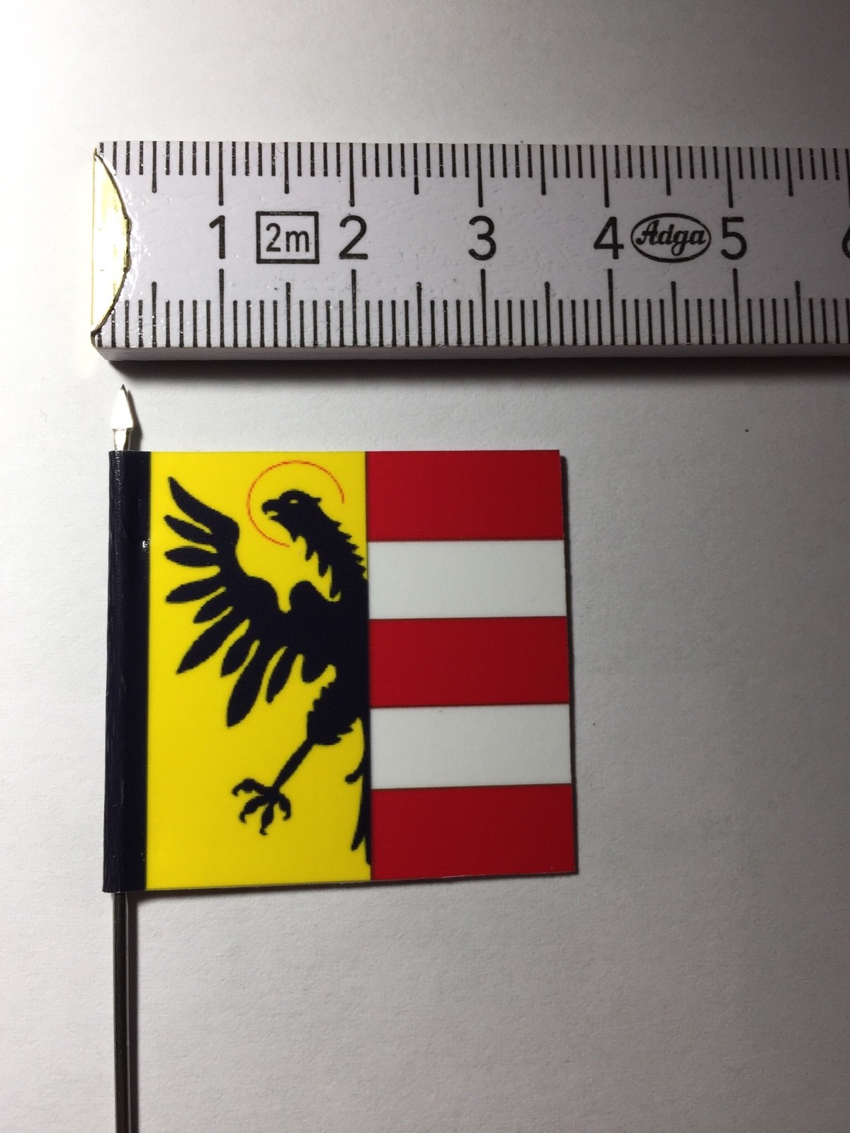 122) 1x 25mm 28mm Renaissance Landsknecht Standard of Nuremberg War ...