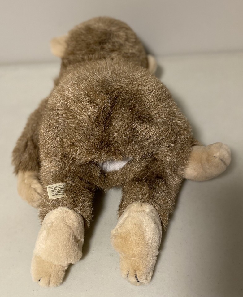Plush Creations 1989 Full Body Brown Monkey Hand Puppet | eBay