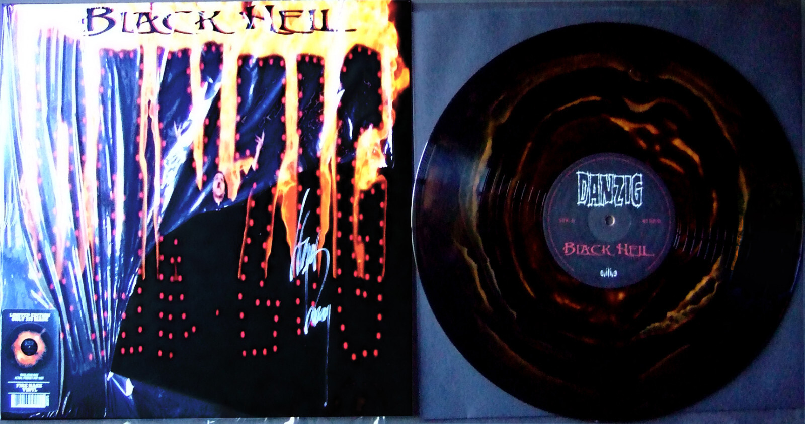 DANZIG BLACK HELL 12" FIRE HAZE VINYL Signed LTD ED | eBay