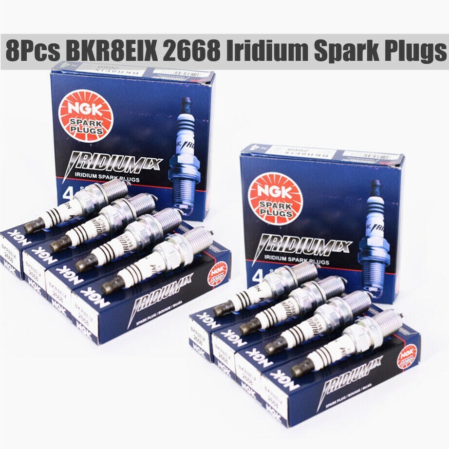 8Pcs BKR8EIX Iridium Spark Plugs Racing Colder Genuine NGK 2668 USA | eBay