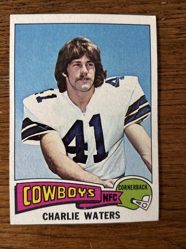 1975 TOPPS FOOTBALL #59 CHARLIE WATERS COWBOYS ROOKIE EX+ | eBay