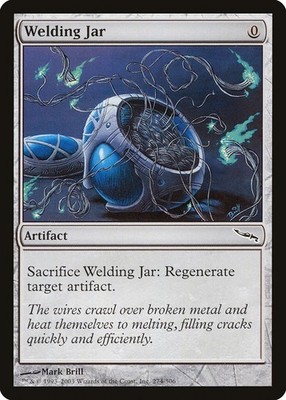 Welding Jar Mirrodin PLD Artifact Common MAGIC THE GATHERING CARD ...