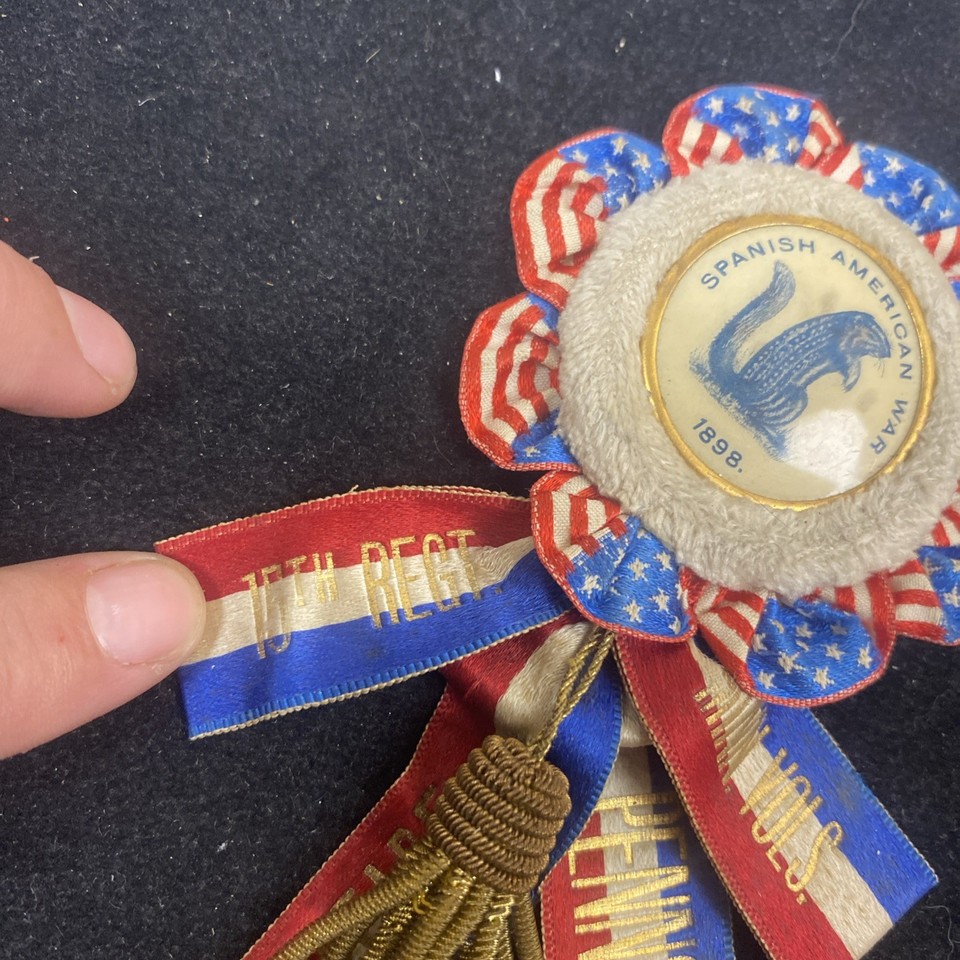 Spanish American War Gopher Reunion Medal Camp Mead/Minn. Vols/Penn ...